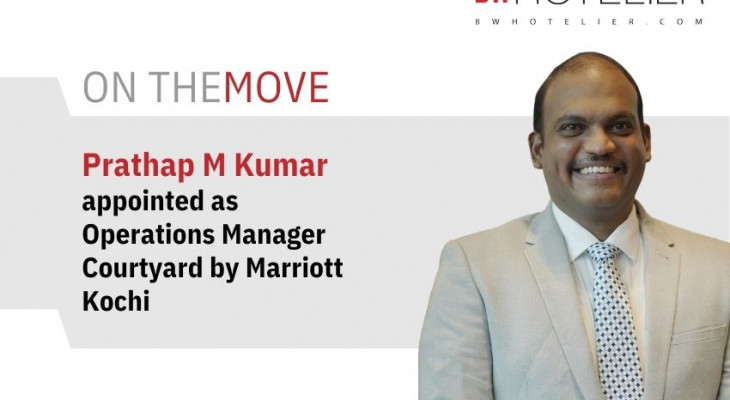Prathap M Kumar appointed as Operations Manager at Courtyard by Marriott, Kochi - BW Hotelier